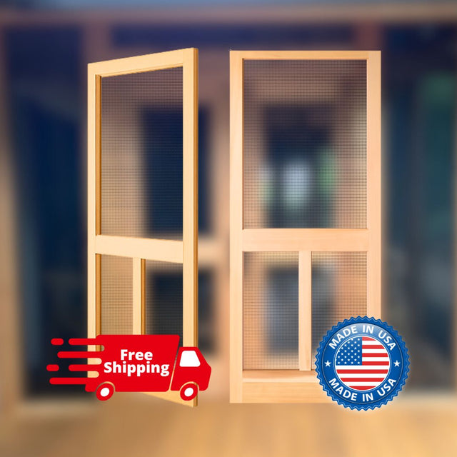 Cedar & Douglas Fir Storm & Screen Doors | FixHome.com