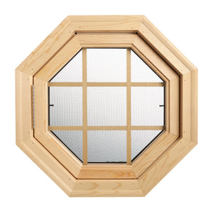Octagon Windows | 4 Season Cabin Breeze Venting | Fixhome