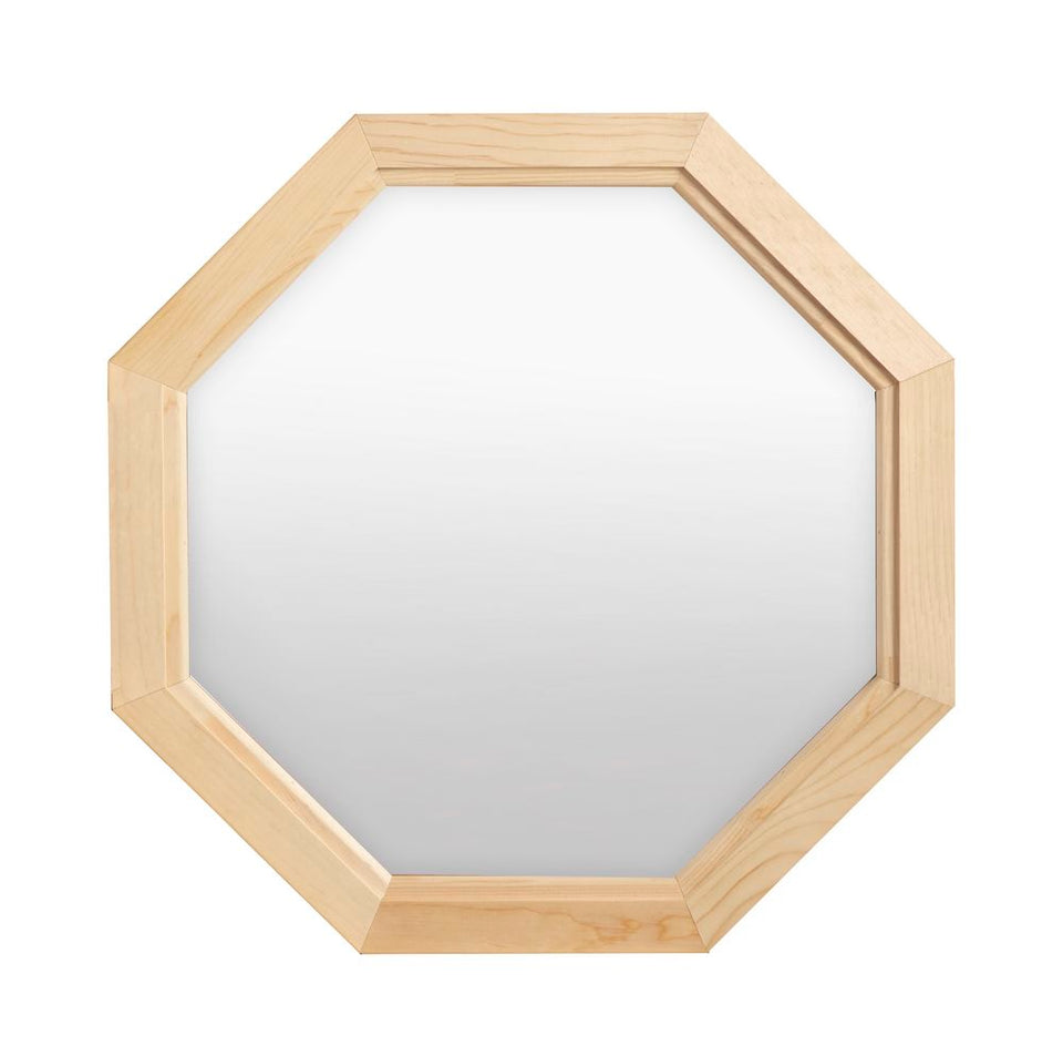 Custom Size Replacement Octagon Wood Window Sash With Glass