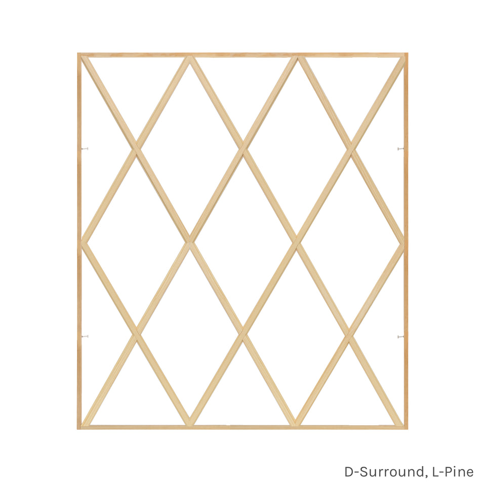 Window Grilles | Full Surround 17-DH Diamond Pattern Grilles | Fixhome