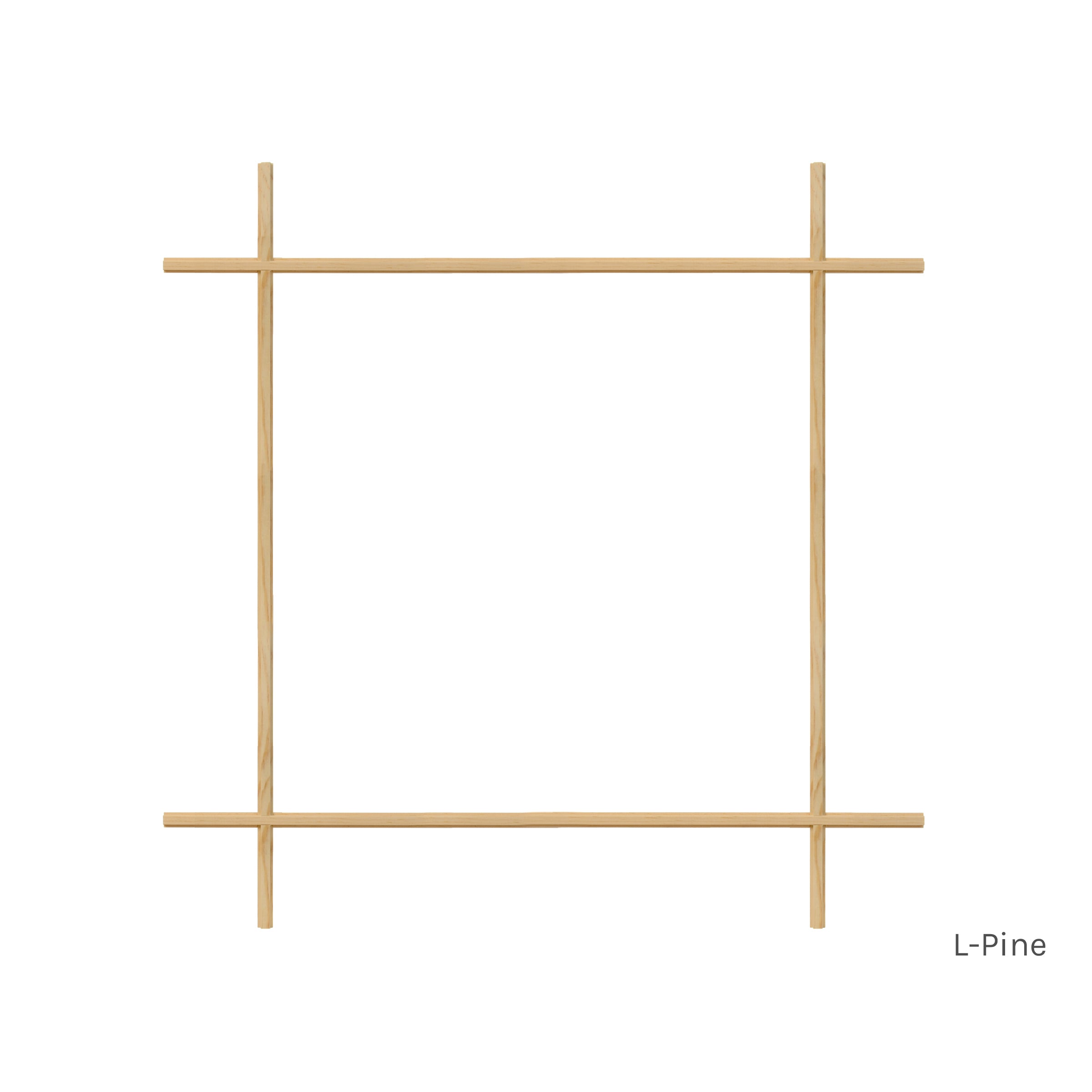Window Grille | Non Surround Standard Profile 9-R Prairie | Fixhome