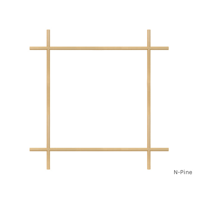Window Grille | Non Surround Standard Profile 9-R Prairie | Fixhome