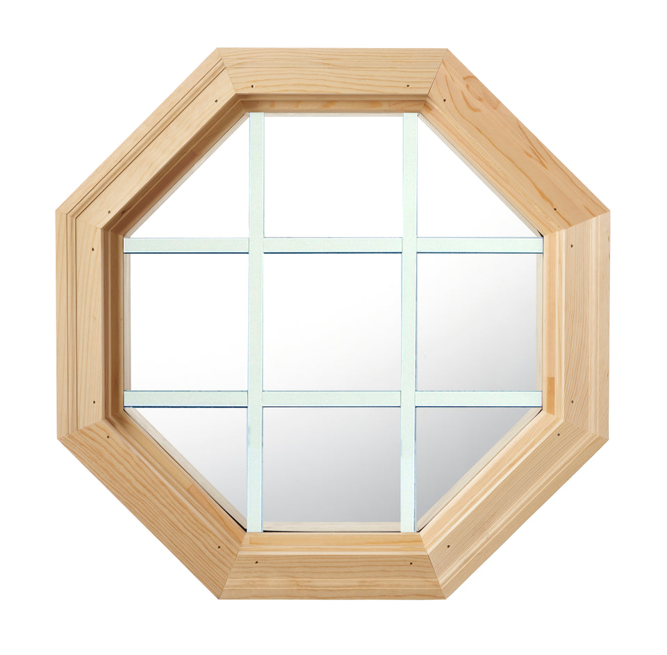 Octagon Windows | 4 Season Cabin Light Stationary Octagon | Fixhome